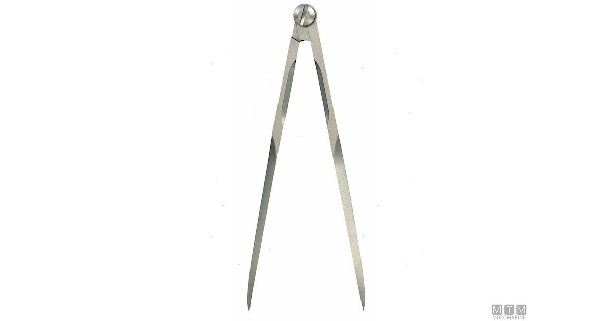 COMPASSO ALU-MAT N 180MM | Strumenti Per Carteggio Nautico / COMPASSO ...