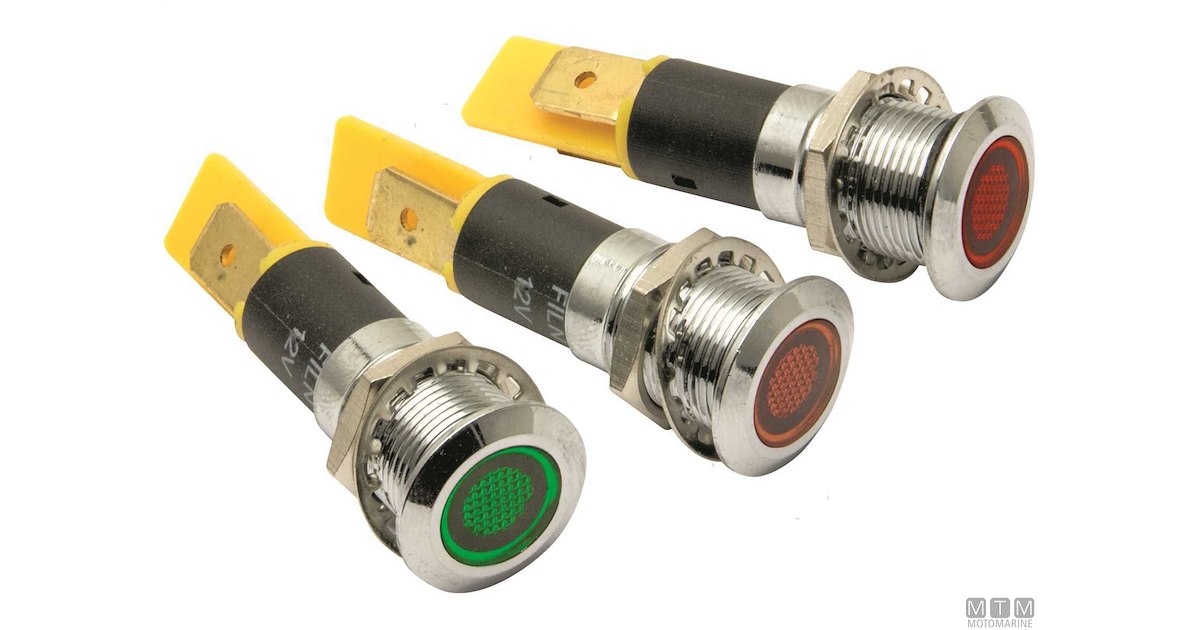 SPIA LED 12MM ROSSO 12V| Altri Sensori E Accessori Per Strumentazione ...