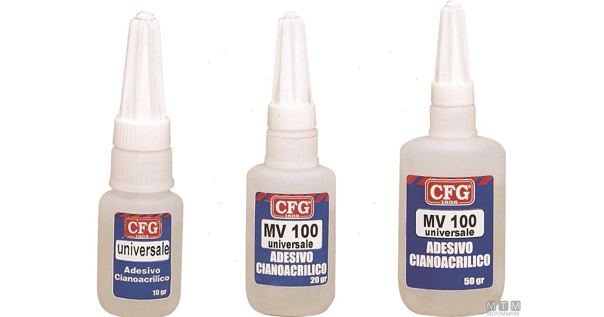 COLLA ISTANTANEA CIANOACRILICA CFG MV100 50ML| Colle E Resine Marine ...