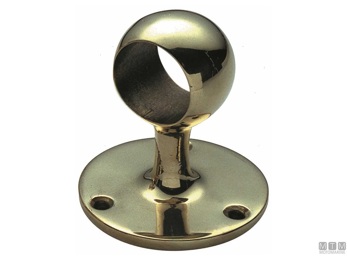 SUPPORTO PASS D35MM OTTONE | Ferramenta Da Arredo / Supporti Corrimano | Nautica Store Italia