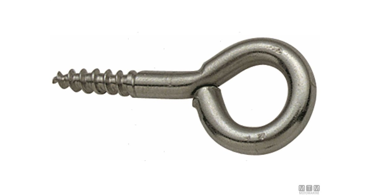 GANCETTO O VITE 33MM INOX | Gancetti In Metallo / Gancetto O a Vite ...