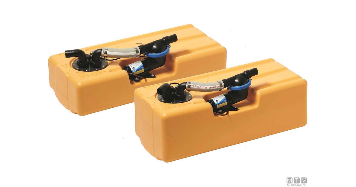 SERBATOIO WASTE JABSCO 35LT FLAT | Serbatoi Acque Nere E Accessori ...