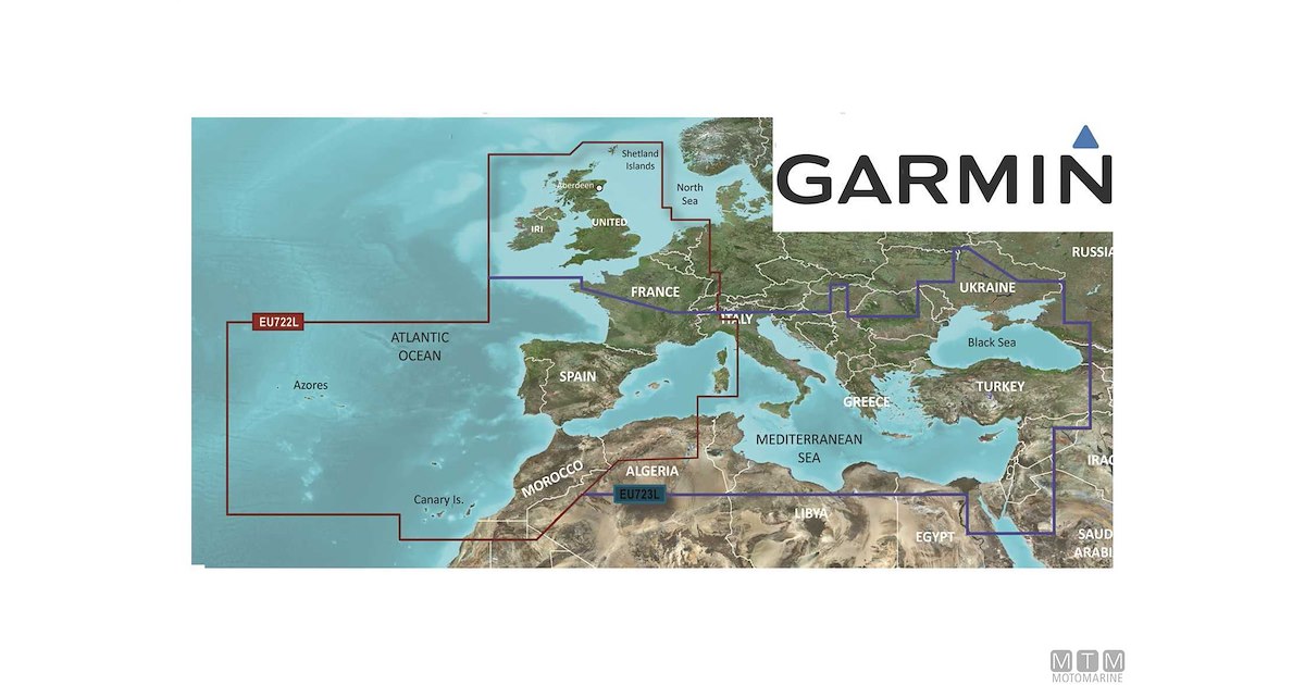 GARMIN BLUECHART G3 VISION VEU723L | Cartografia Garmin Bluechart G3 G3 ...