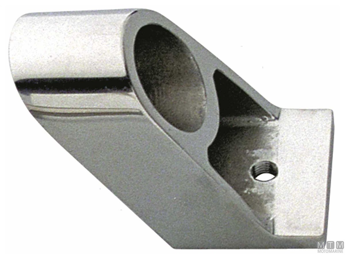 TERMINALE SAGOMATO D22MM INOX | Supporti E Tubi Per Passamani Tientibene / Supporti Passamano ...