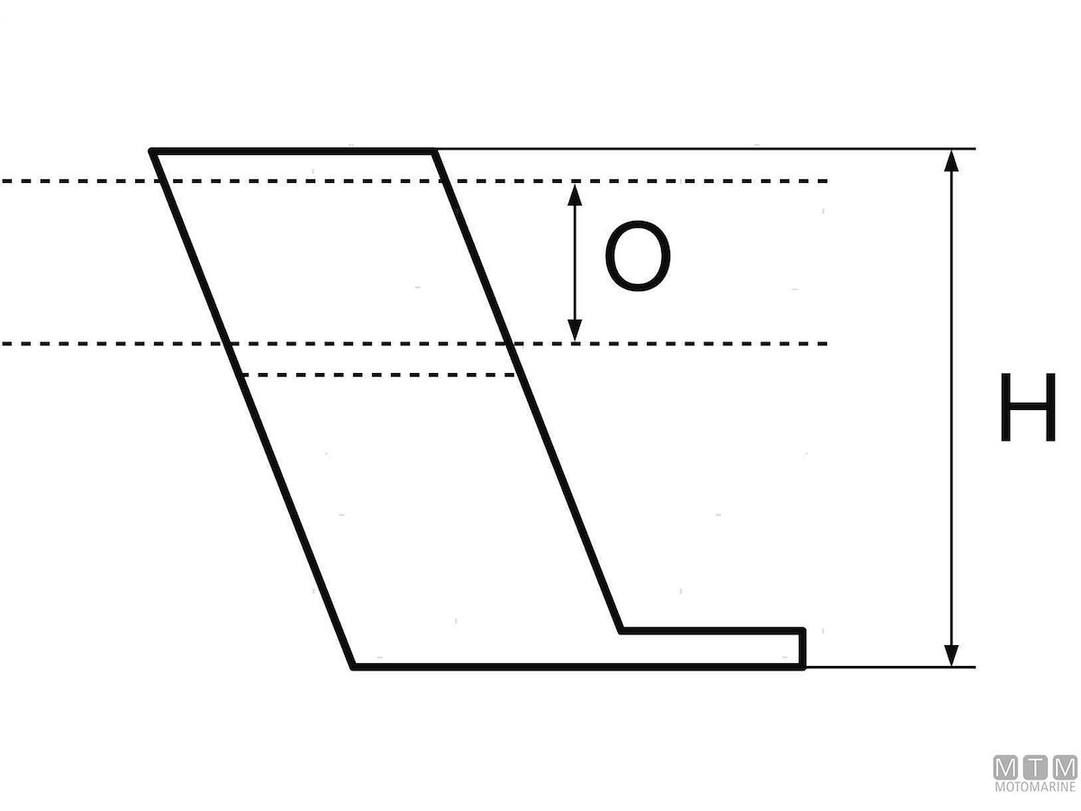 TERMINALE SAGOMATO D22MM INOX | Supporti E Tubi Per Passamani Tientibene / Supporti Passamano ...