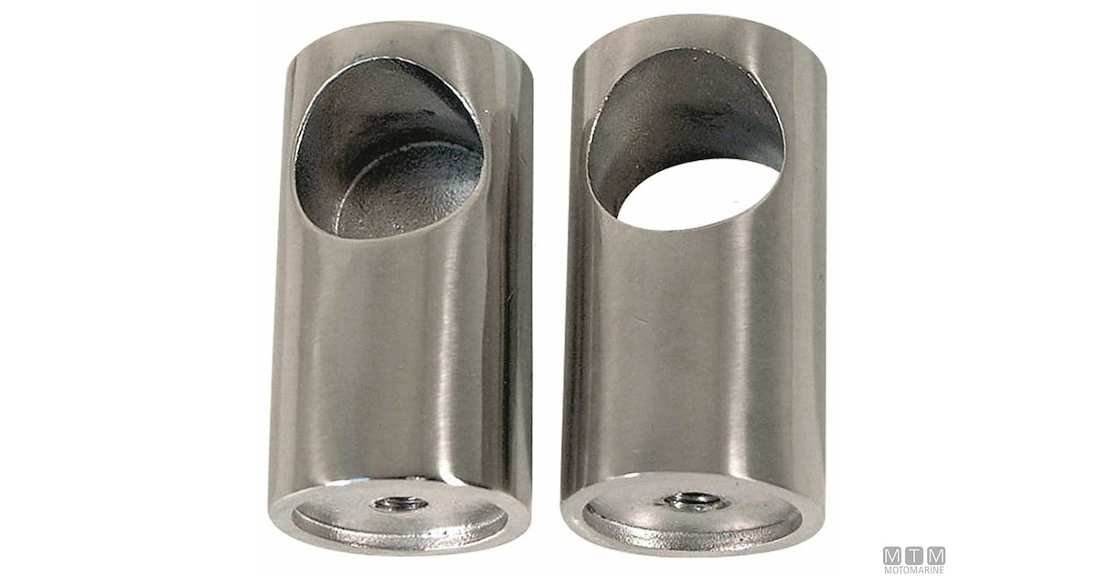TERMINALE CILINDRICO D25MM INOX | Supporti E Tubi Per Passamani Tientibene / Supporti Passamano ...