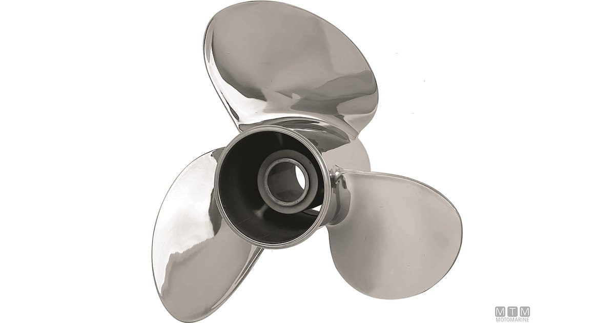 ELICA ALICE 3 PALE ACCIAIO INOX 13 1/2X14 | Eliche In Alluminio Per ...
